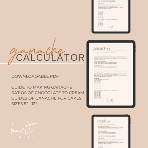 GANACHE CALCULATOR | Hartt Cakes