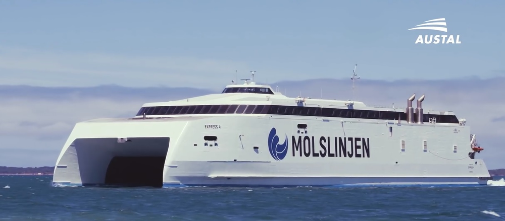 Austal Delivers Molslinjen Express 4