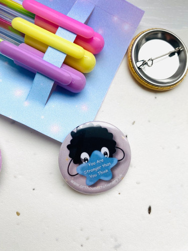 Positive affirmation Badge | Art House Stationery