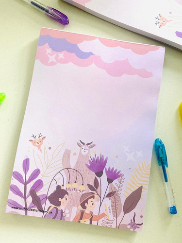 Magical Design Notepad | Art House Stationery | Cute notepad