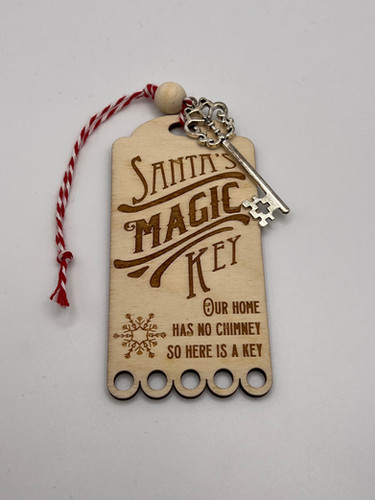 Santa's Magic Key Ornament | Romika Designs