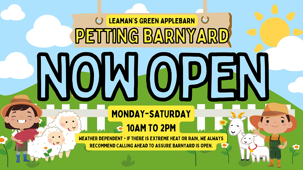 Leaman's Green Applebarn l Apple Orchard l Freeland, MI