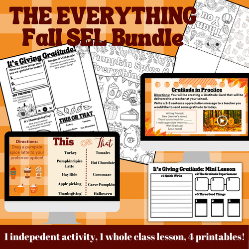 FALL SEL EVERTHING BUNDLE | Finally Teaching