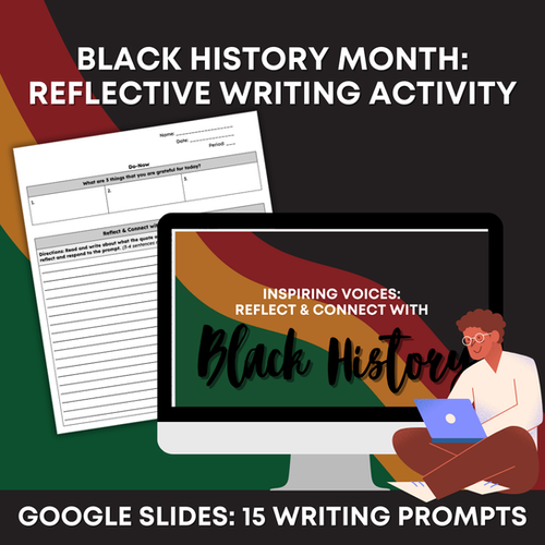 Black History Month Writing Prompts | Finally Teaching