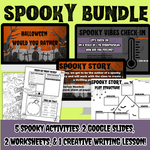 Spooky Bundle: Halloween Activities | Finally Teaching
