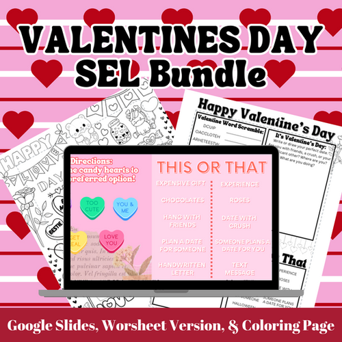 Valentines Activity: SEL Bundle | Finally Teaching
