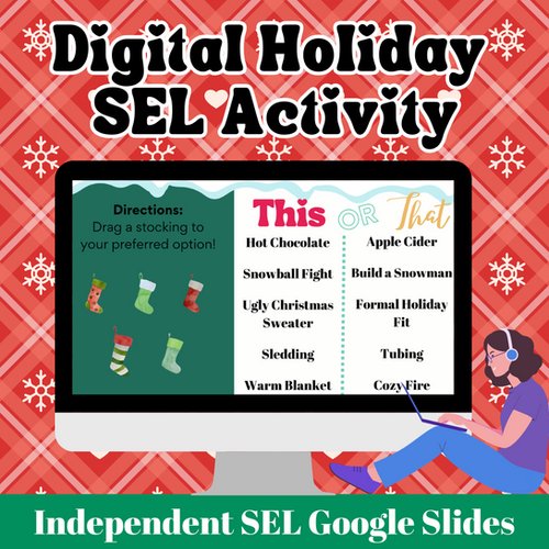 Winter Holiday: Independent SEL Google Slides | Finally Teaching