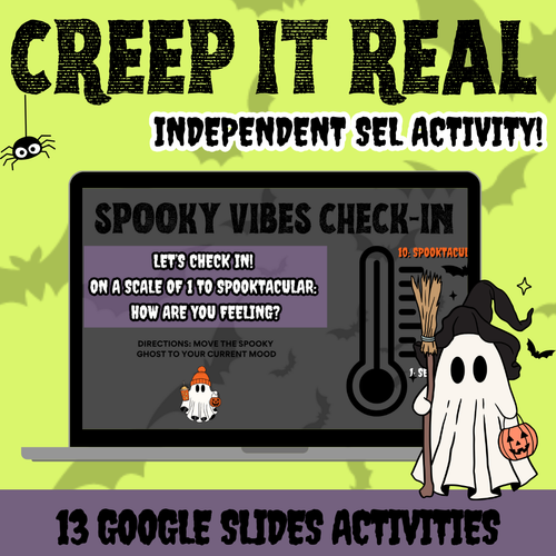 Creep It Real: Halloween SEL Google Slides | Finally Teaching