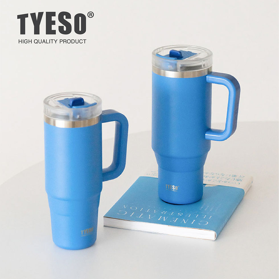 TYESO HANDLE TUMBLER แก้วสแตนเลส 304 ขนาด 900-1200ml.(30-40oz) เก็บเก็บ ...