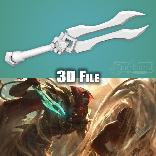 Sand Wraith Pyke League of Legends Fichiers STL | Darrkarra