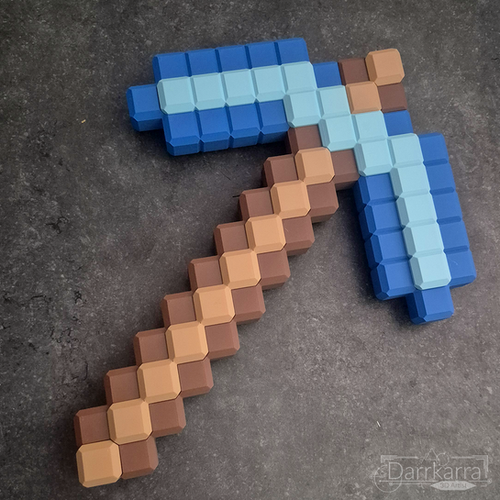 Pioche Minecraft 3D Printed | Darrkarra