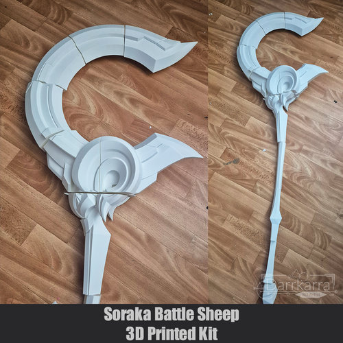 Soraka Battle Sheep Wild Rift League of Legends 3D Printed Kit | Darrkarra