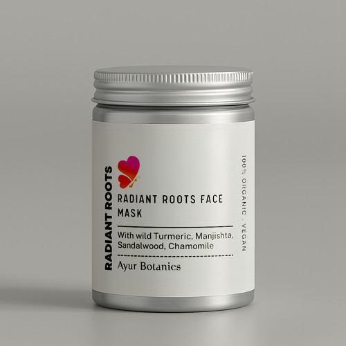 Radiant Roots Face Mask - With Ayurvedic Roots & Healing Herbs | Ayur Botanics