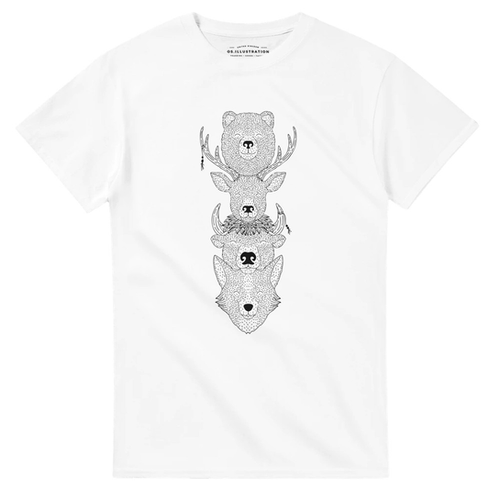 Wild Totem Heavyweight T-shirt | OSILLUSTRATION