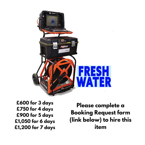 Dedicated fresh water Mini Cam Proteus Crawler with 250m reel | DCR