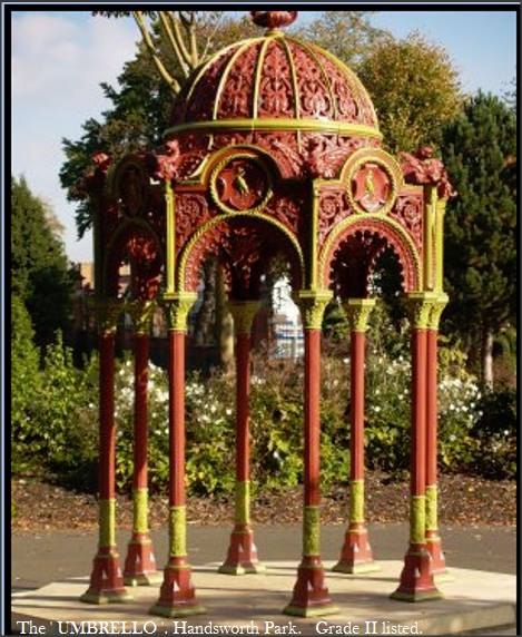 Austin Lines Fountain Canopy | Birmingham | Friends of Handsworth Park