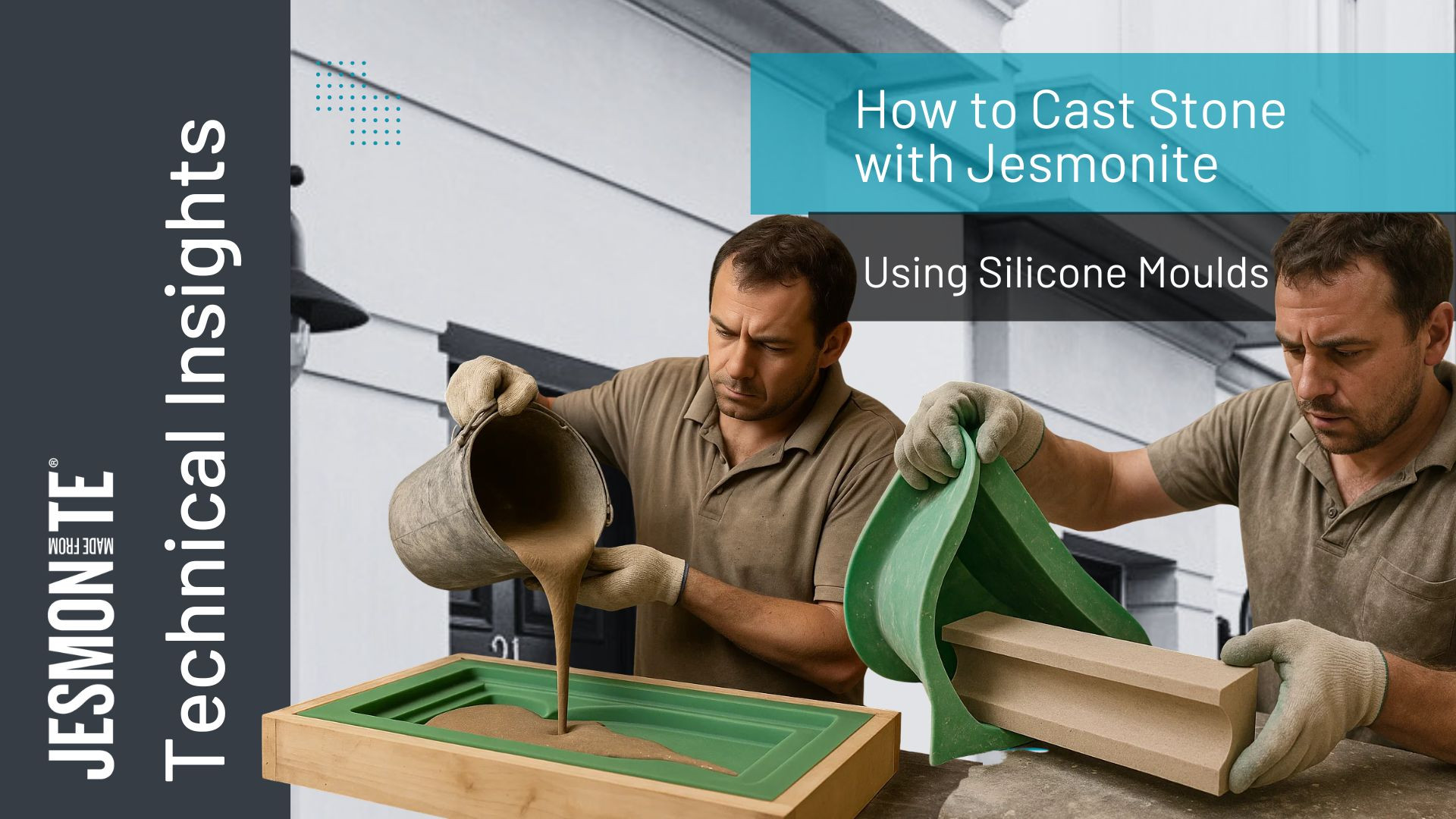 How to Cast Stone with Jesmonite Using Silicone Moulds