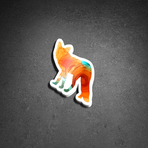 Fox Sticker | Opal Fox Fine Art