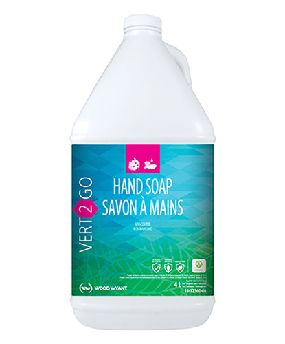 VERT-2-GO HAND SOAP FRAGRANCE AND DYE-FREE 4L | rododonto.ca