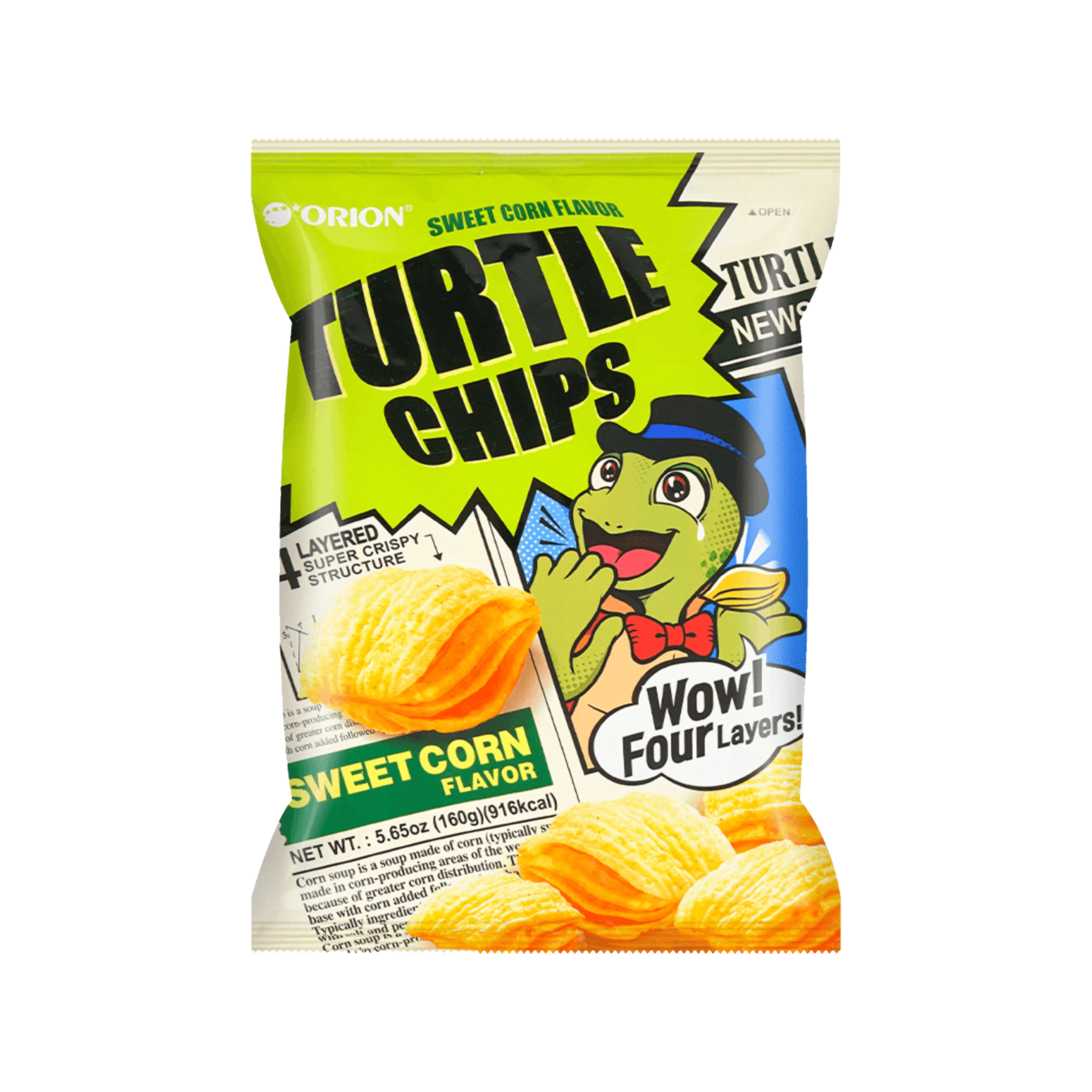 Not the right picture-Orion 꼬북칩콘스프 Turtle Chips Corn(L)