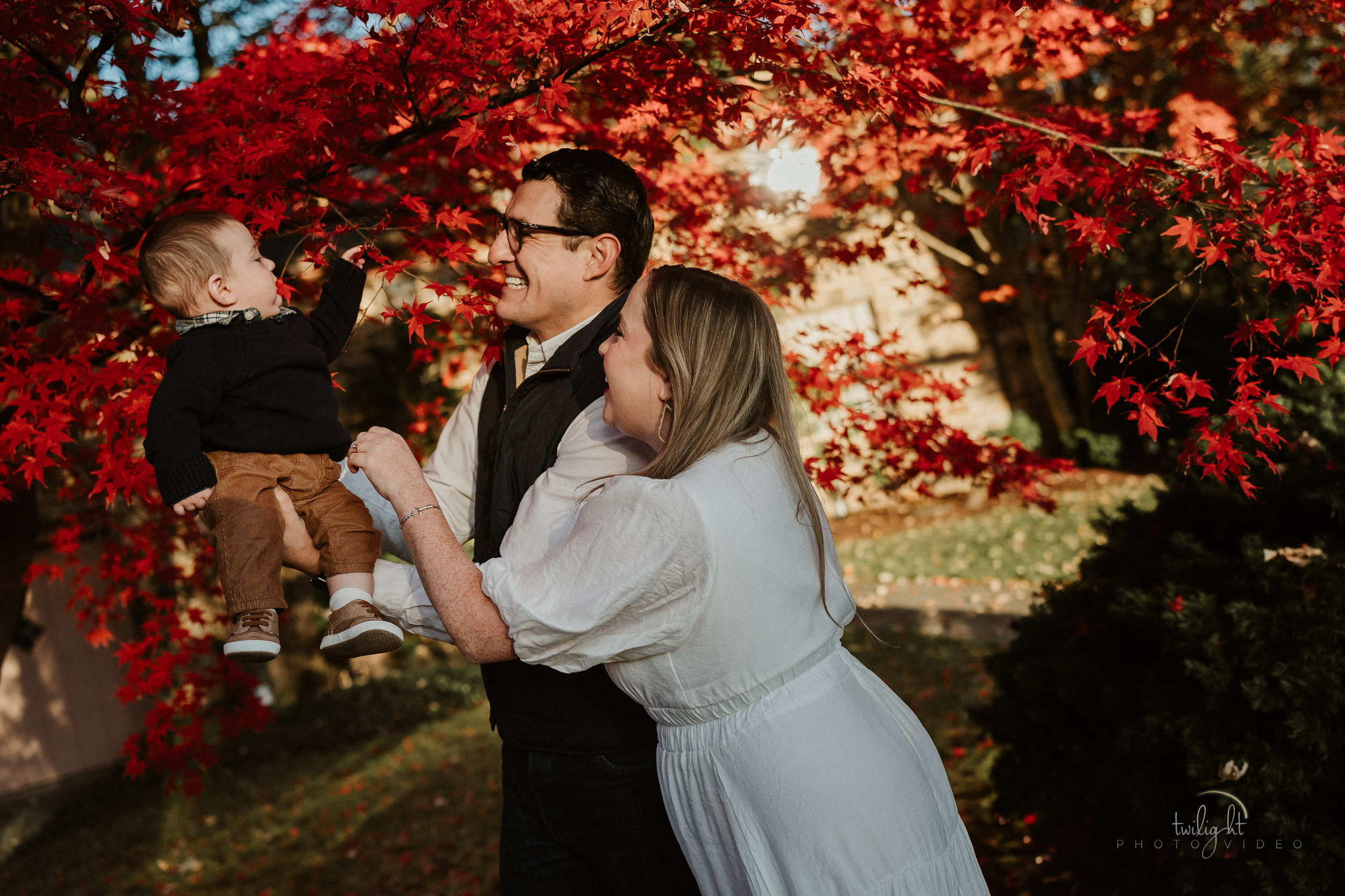 Casey and Daniel's Family Photo Session | Fall in Lehigh Valley