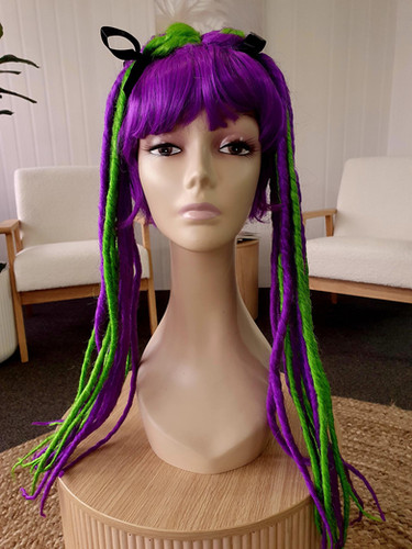 Goth Neon Dreadlock Wig- Cosplay. | Wig Wise