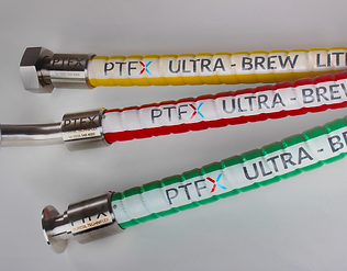 Brewery & Beverage Hoses | PTFX Puresil Techniflex