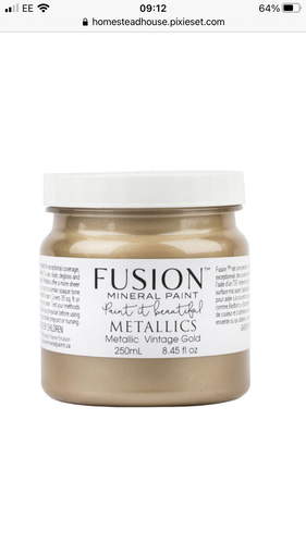 FUSION - METALLIC PAINTS 9 SHADES | TheVintageChicBarn