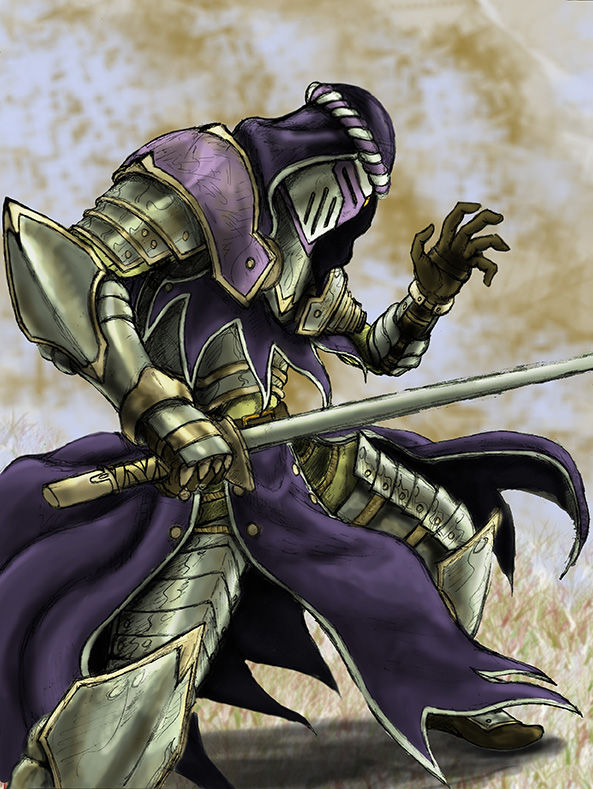 Knight Raven Full Color | Visual Adjectives