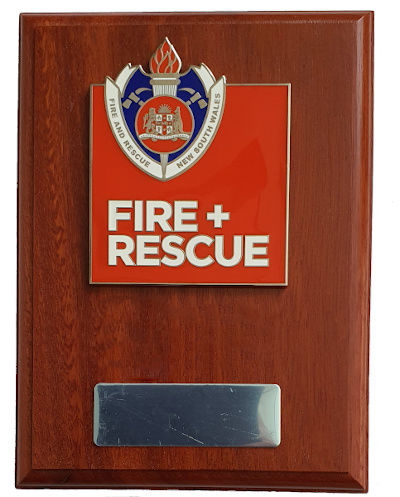#9970 Fire + Rescue Plaque | Museum of Fire