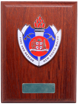 #9136, Plaque presentation FRNSW restricted sale | Museum of Fire
