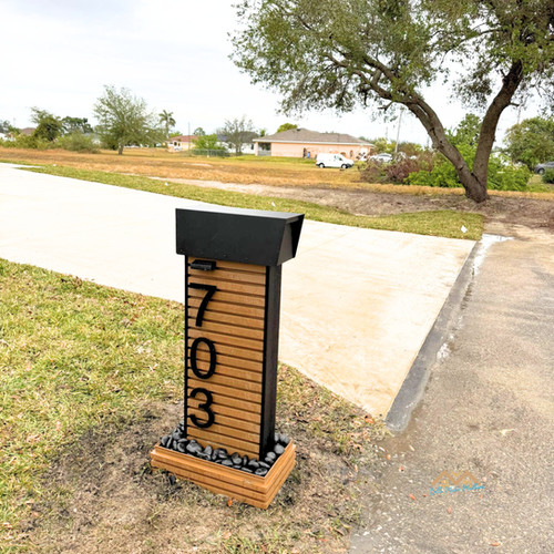 Baby Norx Composite with Frame Top-Mount Mailbox | Bellamastermailbox B