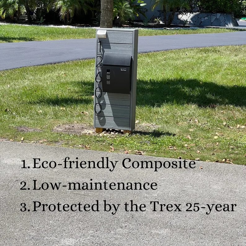 Composite Side-Mount Mailbox | Bellamastermailbox B