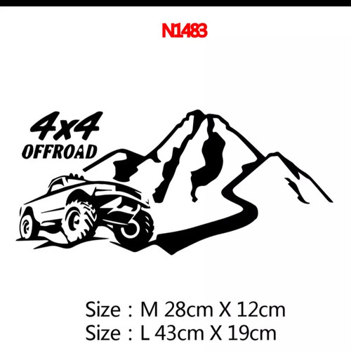 Various Mountains decals Size S | Overlanding.at