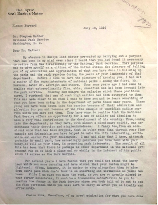 The Rockefeller Letters. Correspondence from John D. Rockefeller Jr.