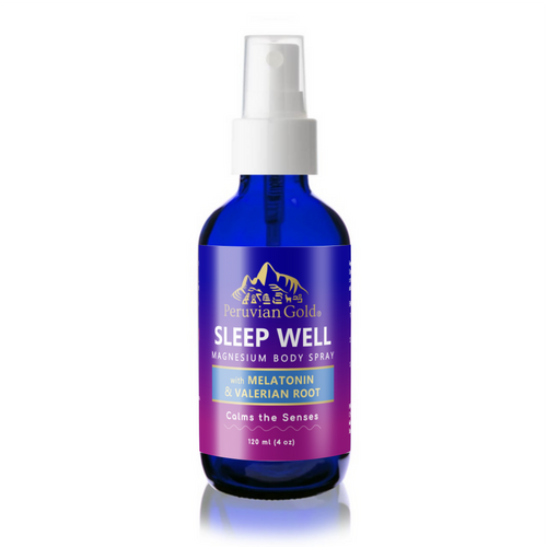 Sleep Well Spray - Magnesium Oil Body Spray, 4oz. | Peruvian Gold