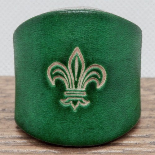 Leather Scout Woggles - Valhalla Scout Woggles - Handmade Scout Woggle