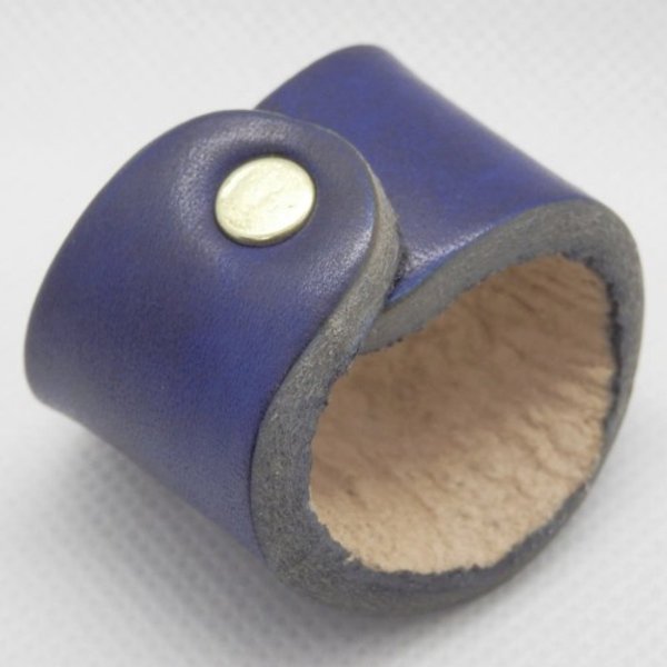 Traditional Blue Leather Scout Woggle - Fleur de Lis Motif | valhalla ...