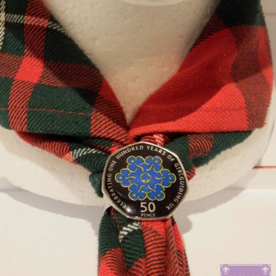 Guide Woggles - Enamelled Centerary of Guiding Woggle - Black and Blue