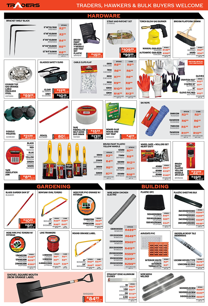 PROMOTIONS | Traders Wholesale Ha