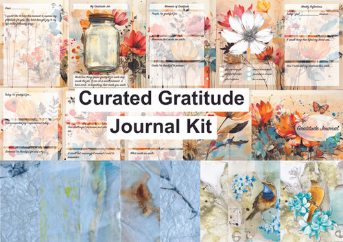 Curated Gratitude Journal Kit A4 | 49dragonflies