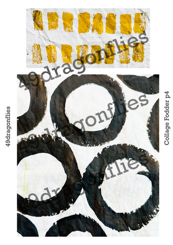 Collage Fodder A4 Format | 49dragonflies