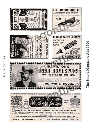 Vintage Ads from The Strand Magazine 1900 | 49dragonflies