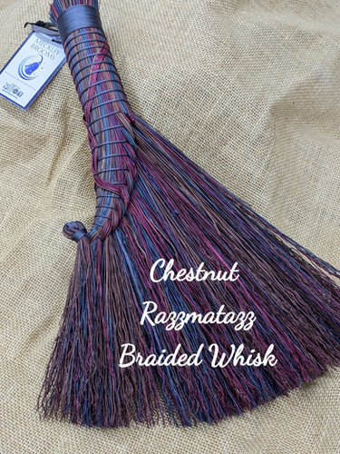 Chestnut Razzmatazz Braided Whisk | Meckley Brooms