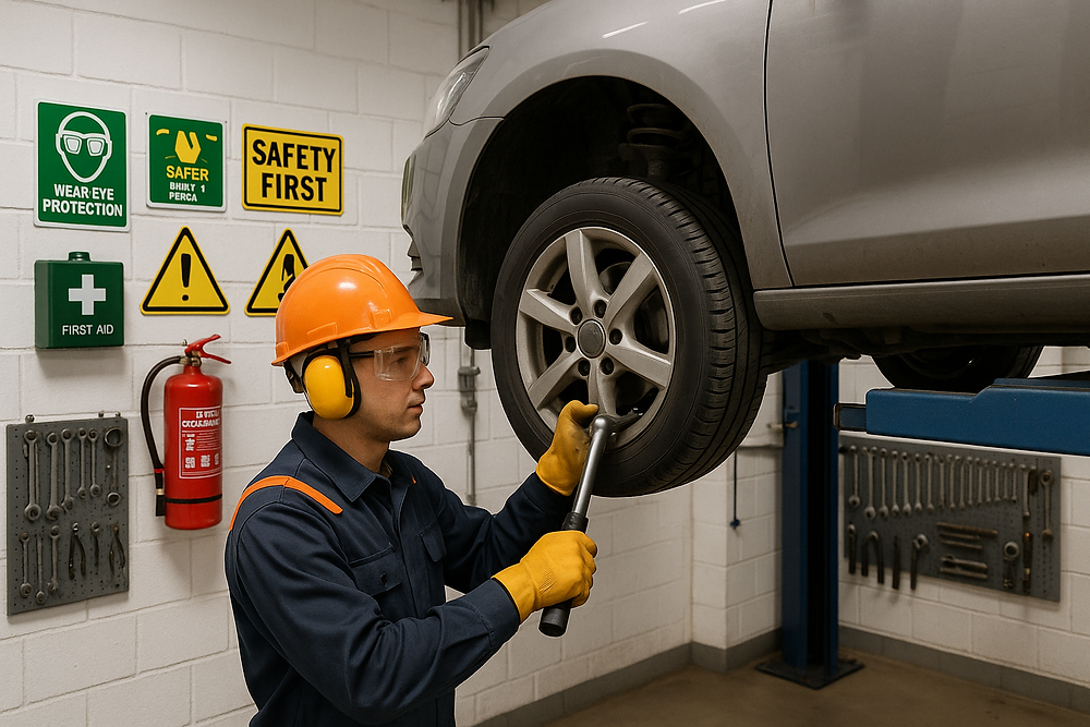 Health and safety management in car repair shops: practical steps that work