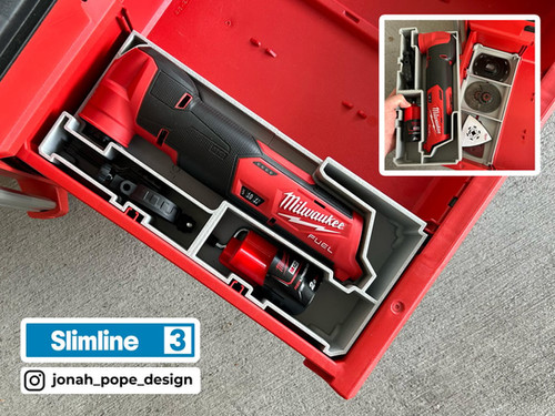 Packout Drawer - M12 Multi-Tool Fuel Insert | 3D Technologies USA