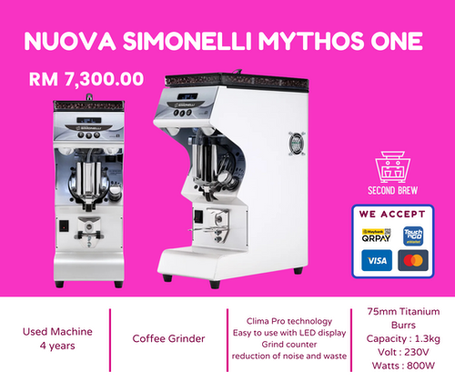 NUOVA SIMONELLI MYTHOS ONE (WHITE) | Second Brew Malaysia