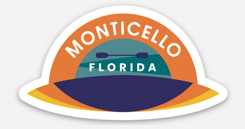 Monticello Kayak Sticker | Monticello Chamber