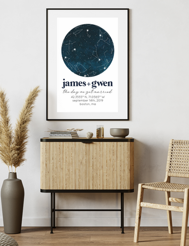 CUSTOM STAR CHART - ANNIVERSARY / BIRTHDAY GIFT | Sweetest Thing Shop