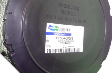 400504-00182 - DOOSAN - AIR FILTER | partbasket